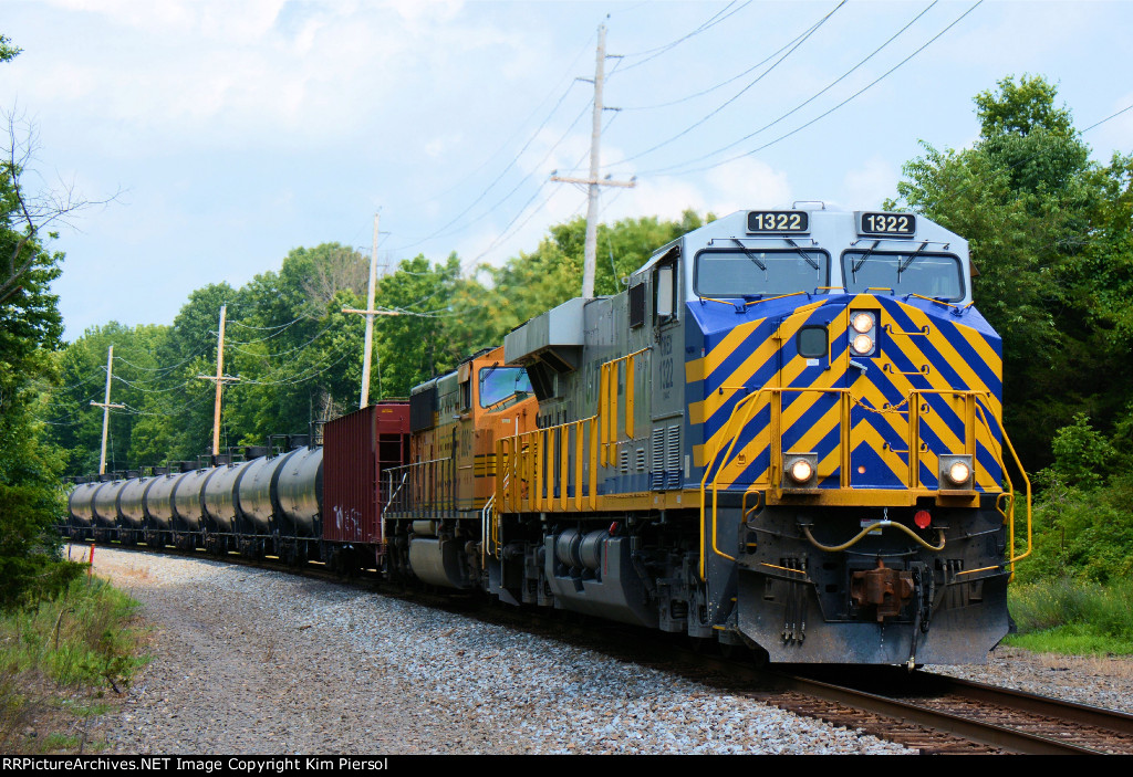 CREX 1322 BNSF 8804 CSX Train K042 Crude Oil Loads